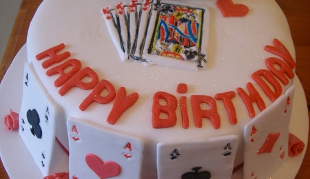 Playing Card Birthday Cake - CakeCentral.com