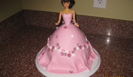 Beach Barbie Cake - CakeCentral.com