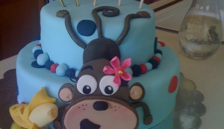 Mod Monkey Cake - CakeCentral.com
