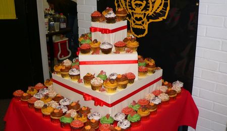 Fall Cupcake Tower - CakeCentral.com