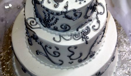 Tilted With Flowers - CakeCentral.com