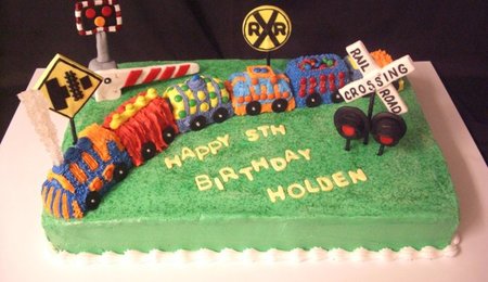 Railroad Crossing Cake - CakeCentral.com