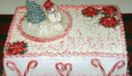 Snowman Cake - CakeCentral.com