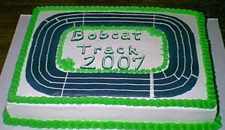 Track Field Cake - CakeCentral.com