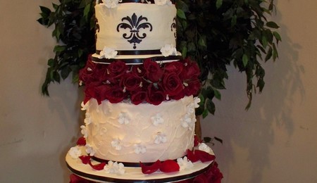 40Th Anniversary-Rose Border - CakeCentral.com