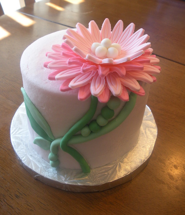 Colorful Cakes with Daisies - CakeCentral.com