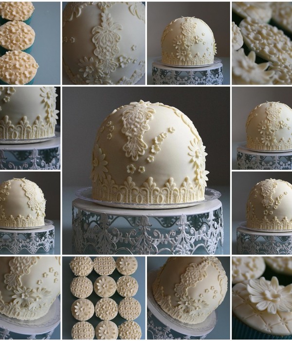 Beautiful Embossed Wedding Cakes - CakeCentral.com