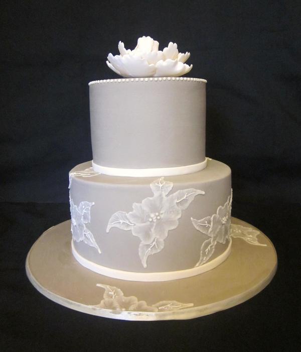 Beautiful Brush Embroidery Cakes - CakeCentral.com