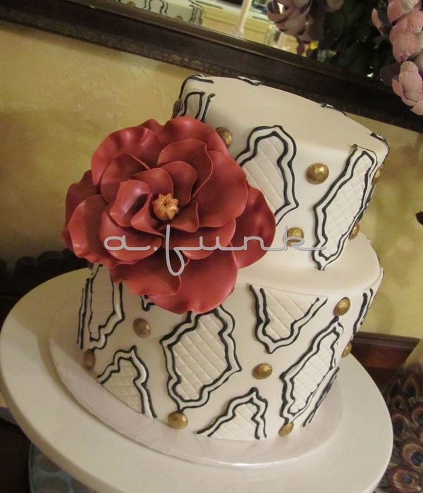 Beautiful Embossed Wedding Cakes - CakeCentral.com