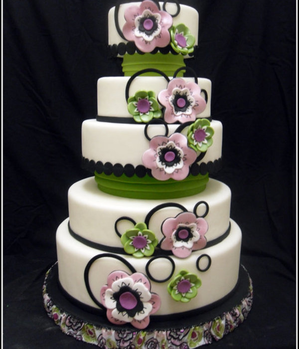 Top Pink and Black Edgy Cakes - CakeCentral.com