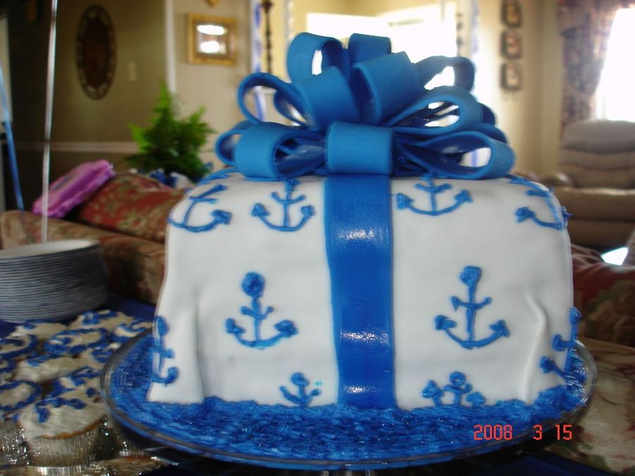 Navy Cake - CakeCentral.com