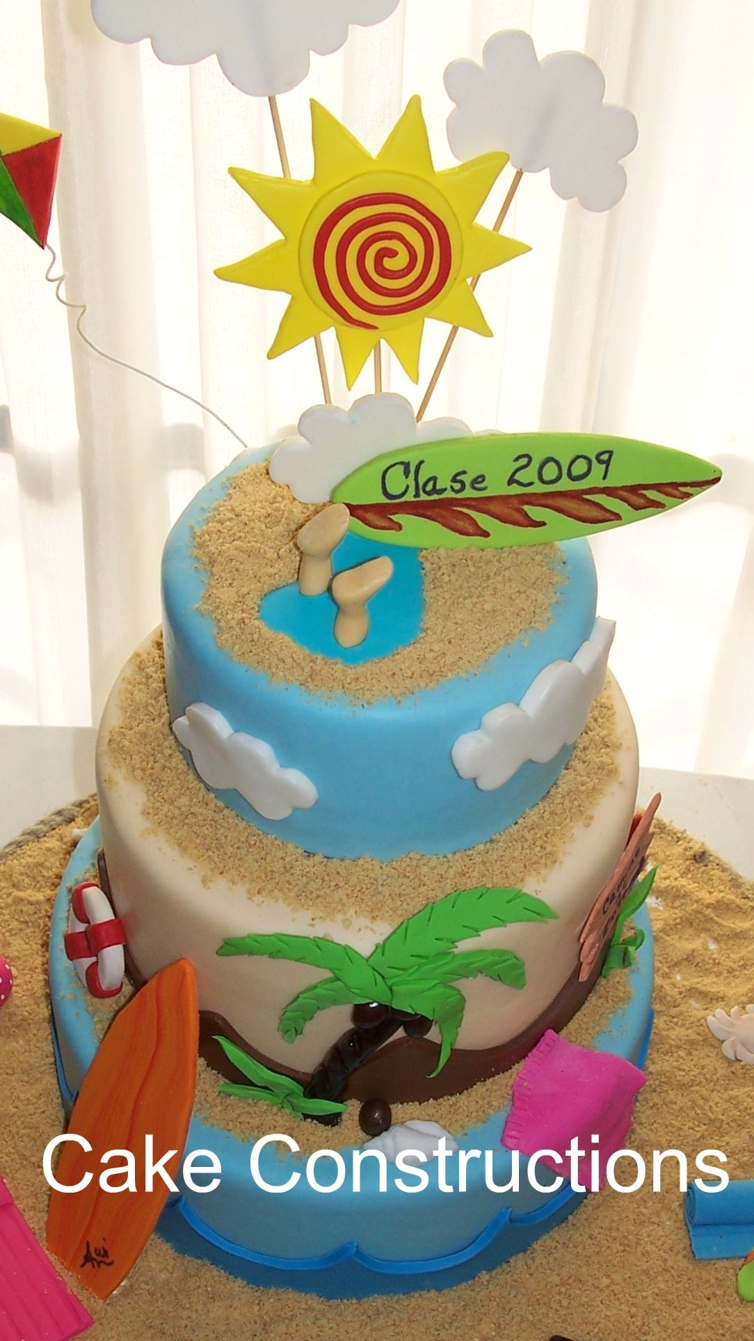 Beach Graduation - CakeCentral.com