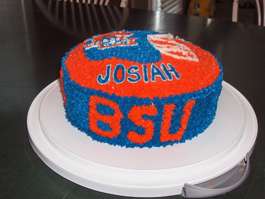 Boise State Birthday Cake - CakeCentral.com