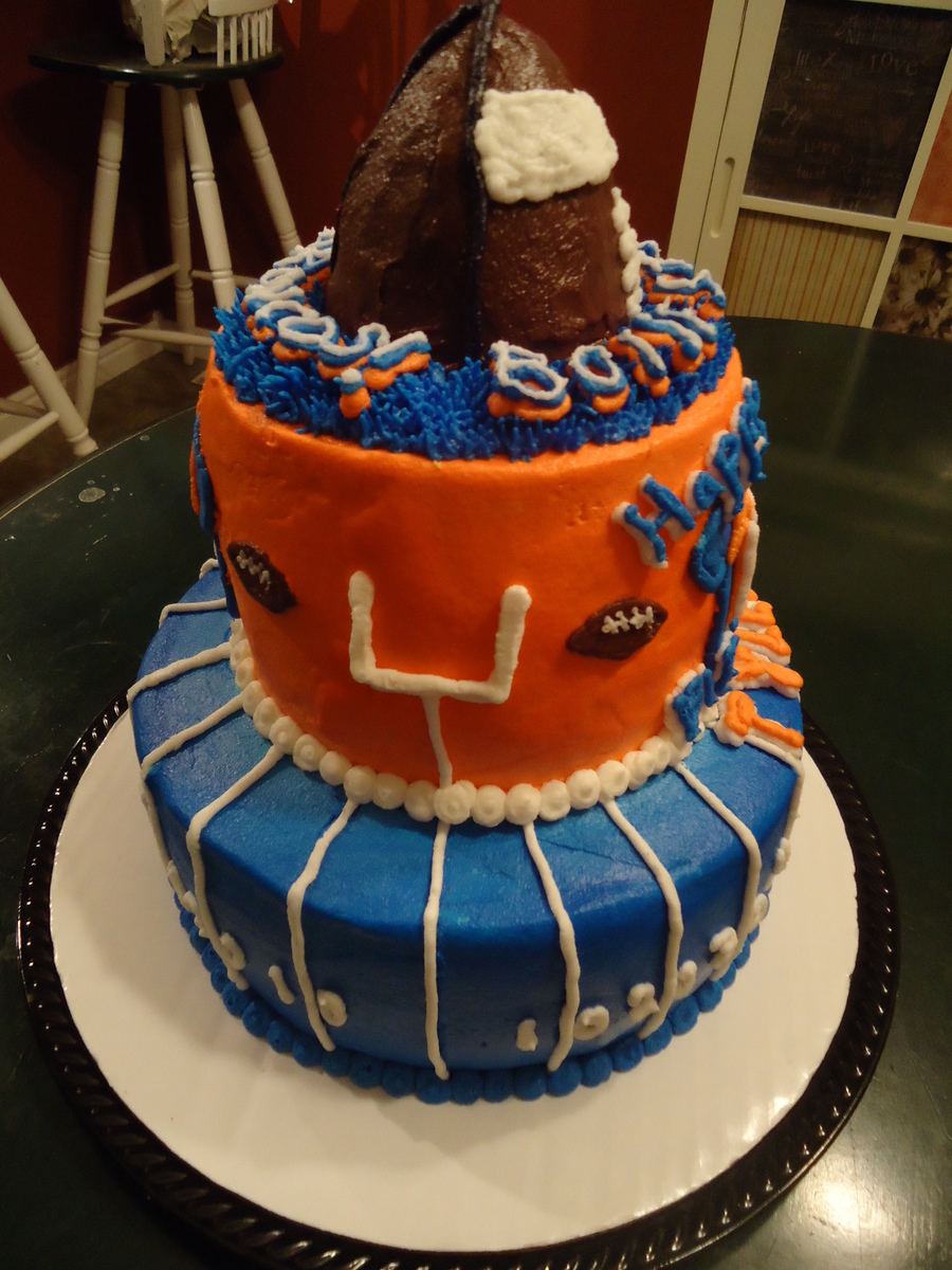 Boise State Broncos 18Th Birthday Cake - CakeCentral.com