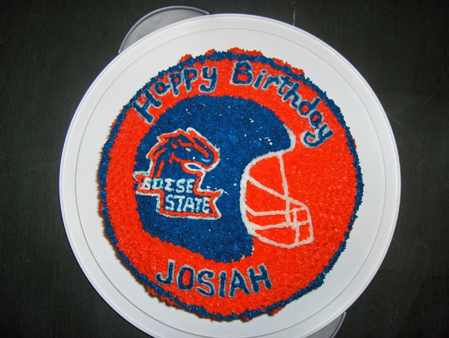 Boise State Birthday Cake - CakeCentral.com
