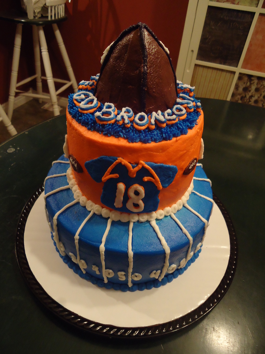 Boise State Broncos 18Th Birthday Cake - CakeCentral.com