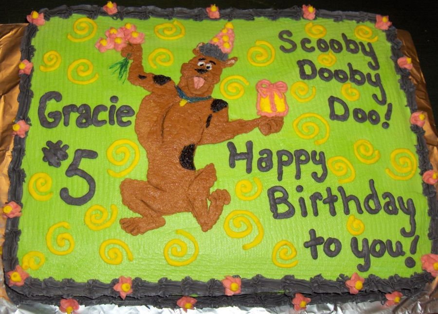 Scooby Dooby Doo! - CakeCentral.com