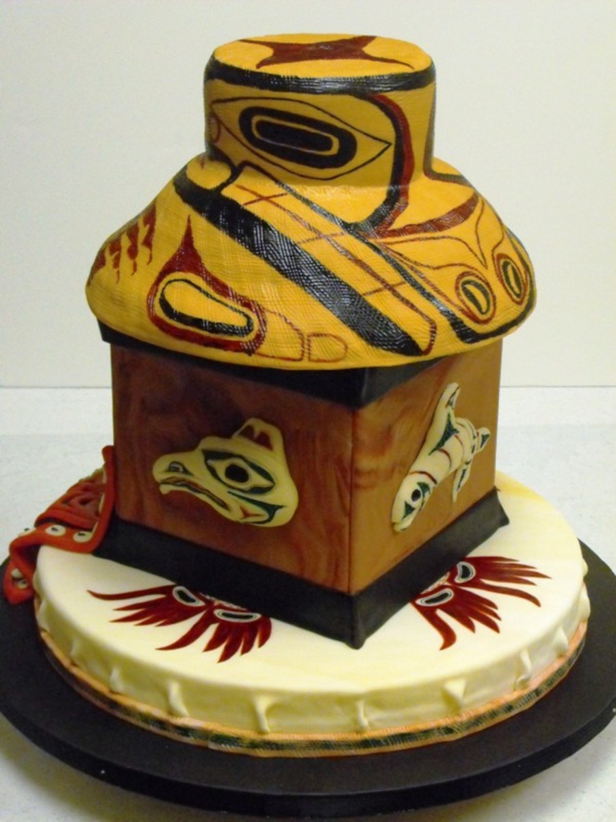 Haida-Tlingit Inspired Competition Cake - CakeCentral.com