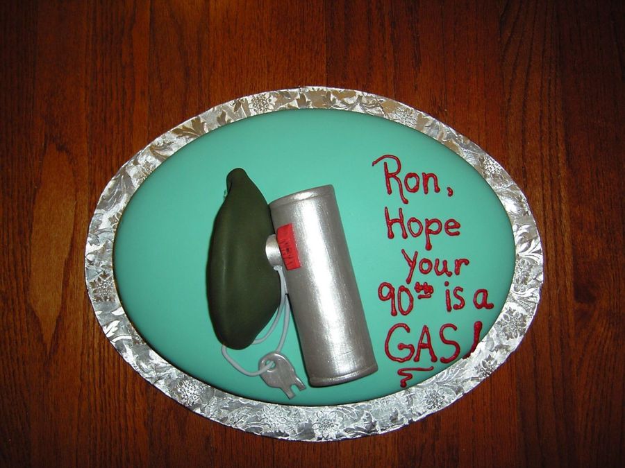 90Th Birthday Cake For An Anesthesiologist - CakeCentral.com