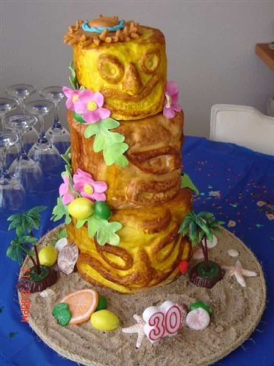 Tiki Cake - CakeCentral.com