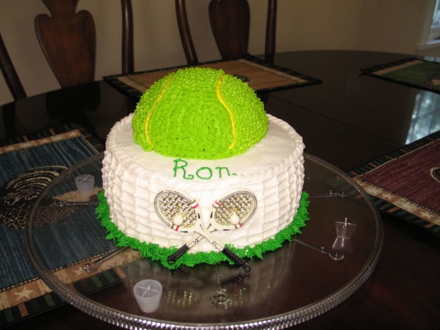 Tennis Birthday Cake - CakeCentral.com