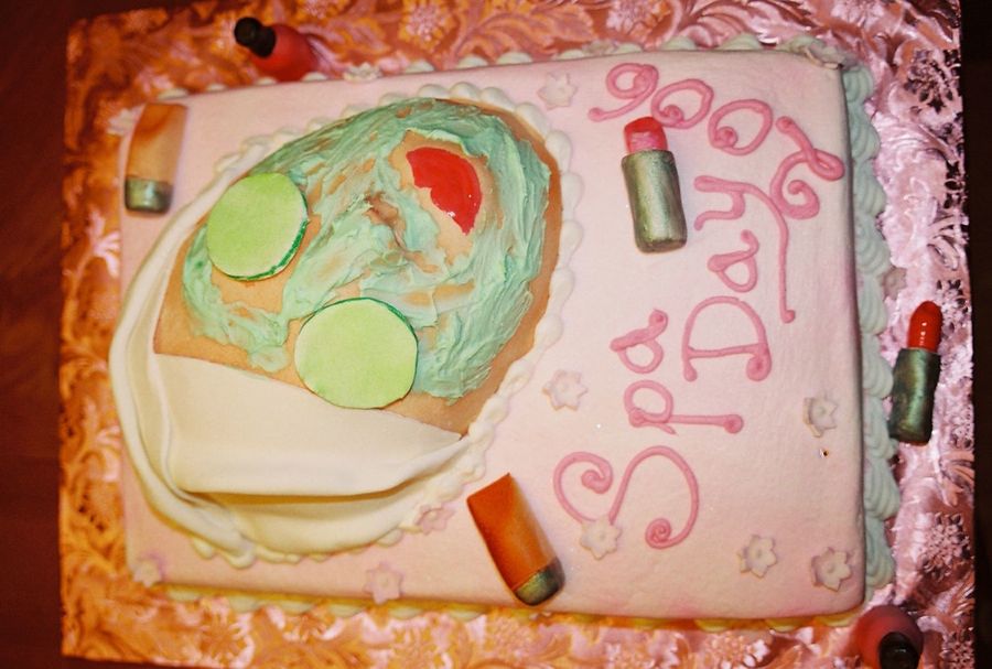 Spa Day Cake - CakeCentral.com