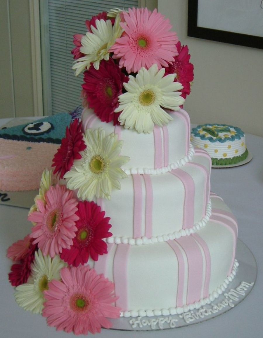 Pink_Stripe-Gerbera_Daisy_Cake.jpg - CakeCentral.com