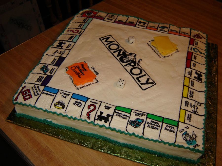Monopoly Cake - CakeCentral.com