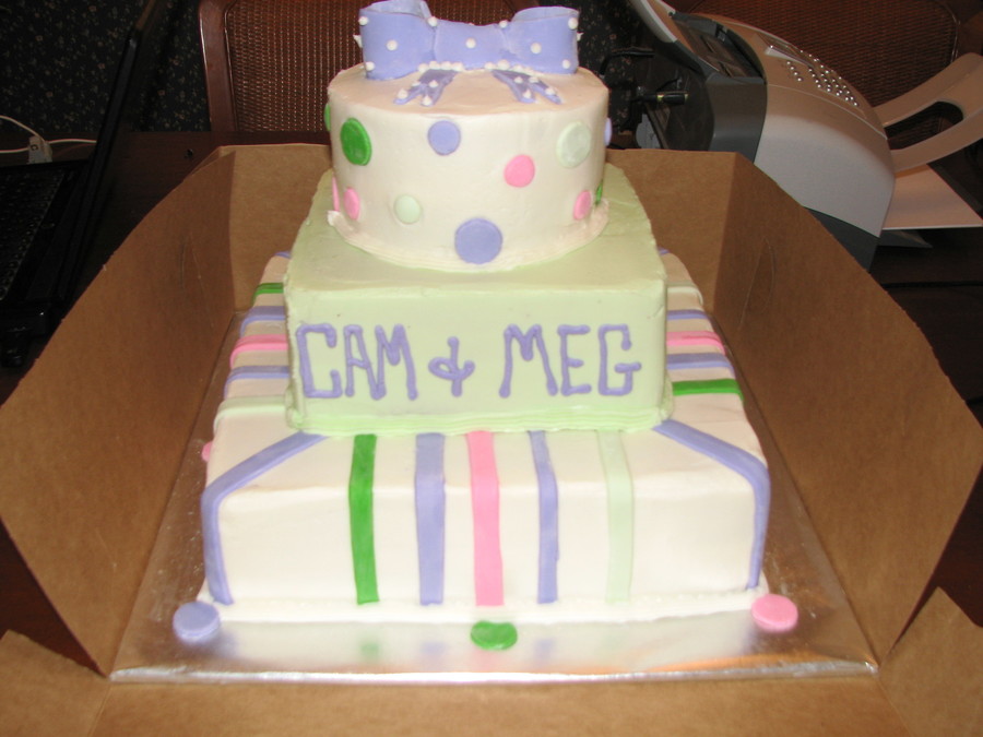 Three Tiered Birthday Cake - CakeCentral.com