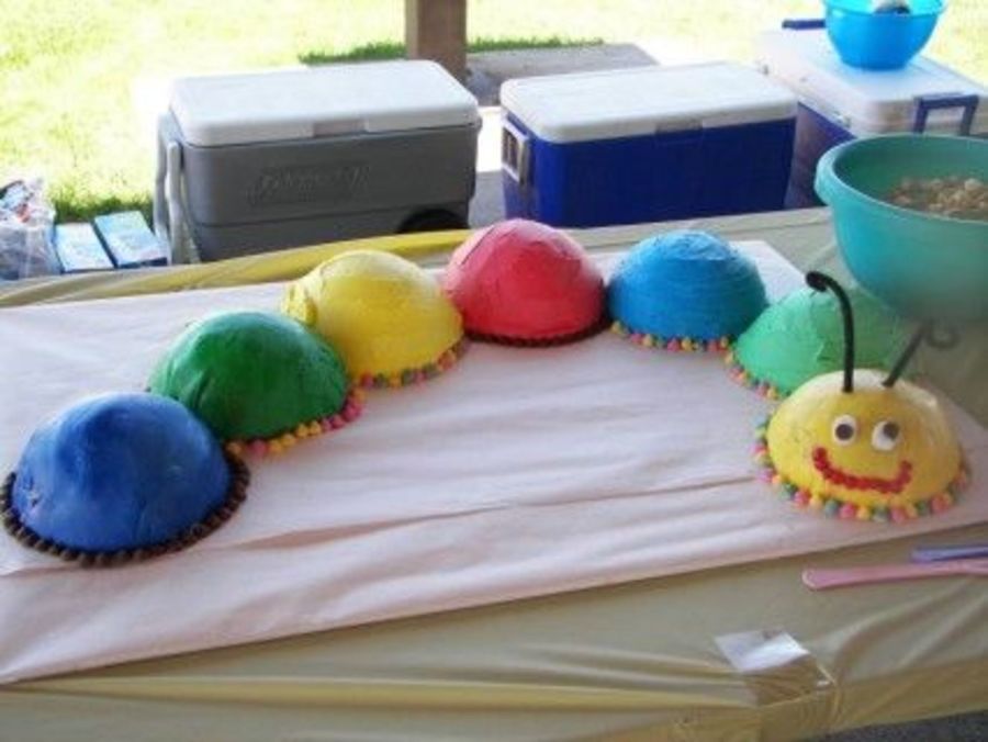Baby Einstein Caterpillar Cake - CakeCentral.com