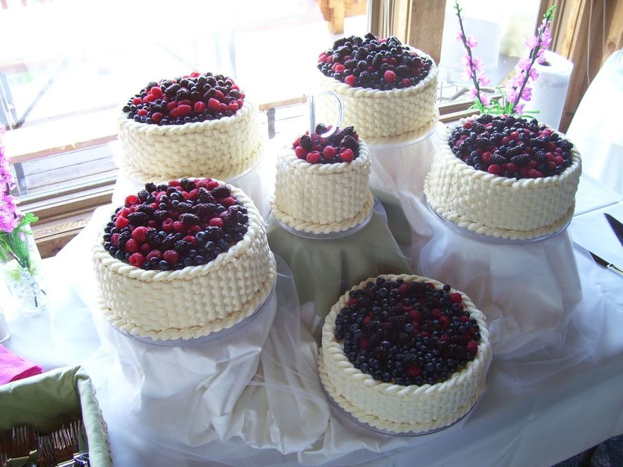 Berry Wedding Cake - CakeCentral.com
