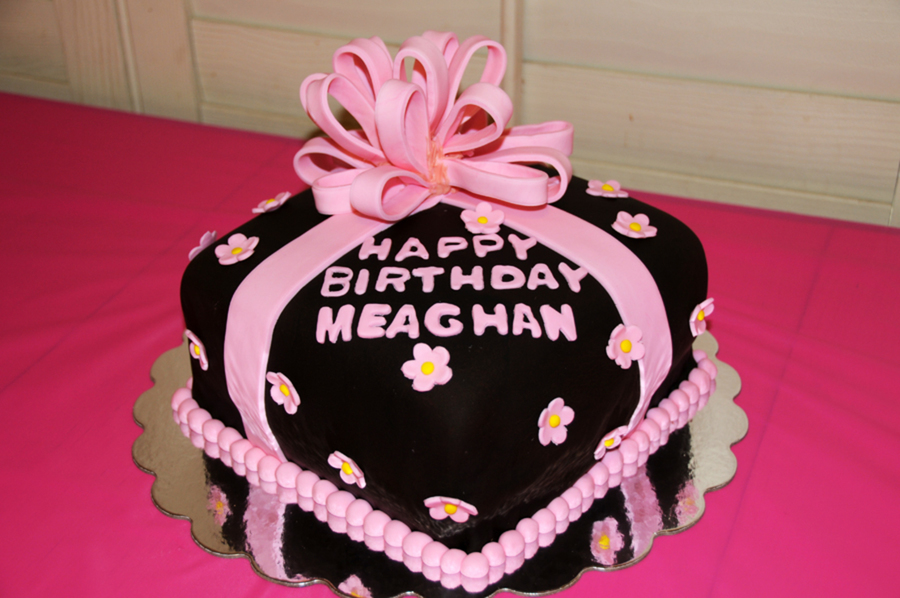 Birthday Present Cake - CakeCentral.com