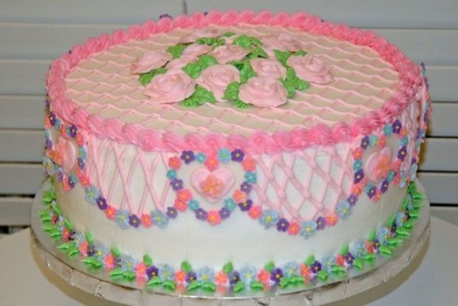 Pastel Flower Birthday Cake - CakeCentral.com