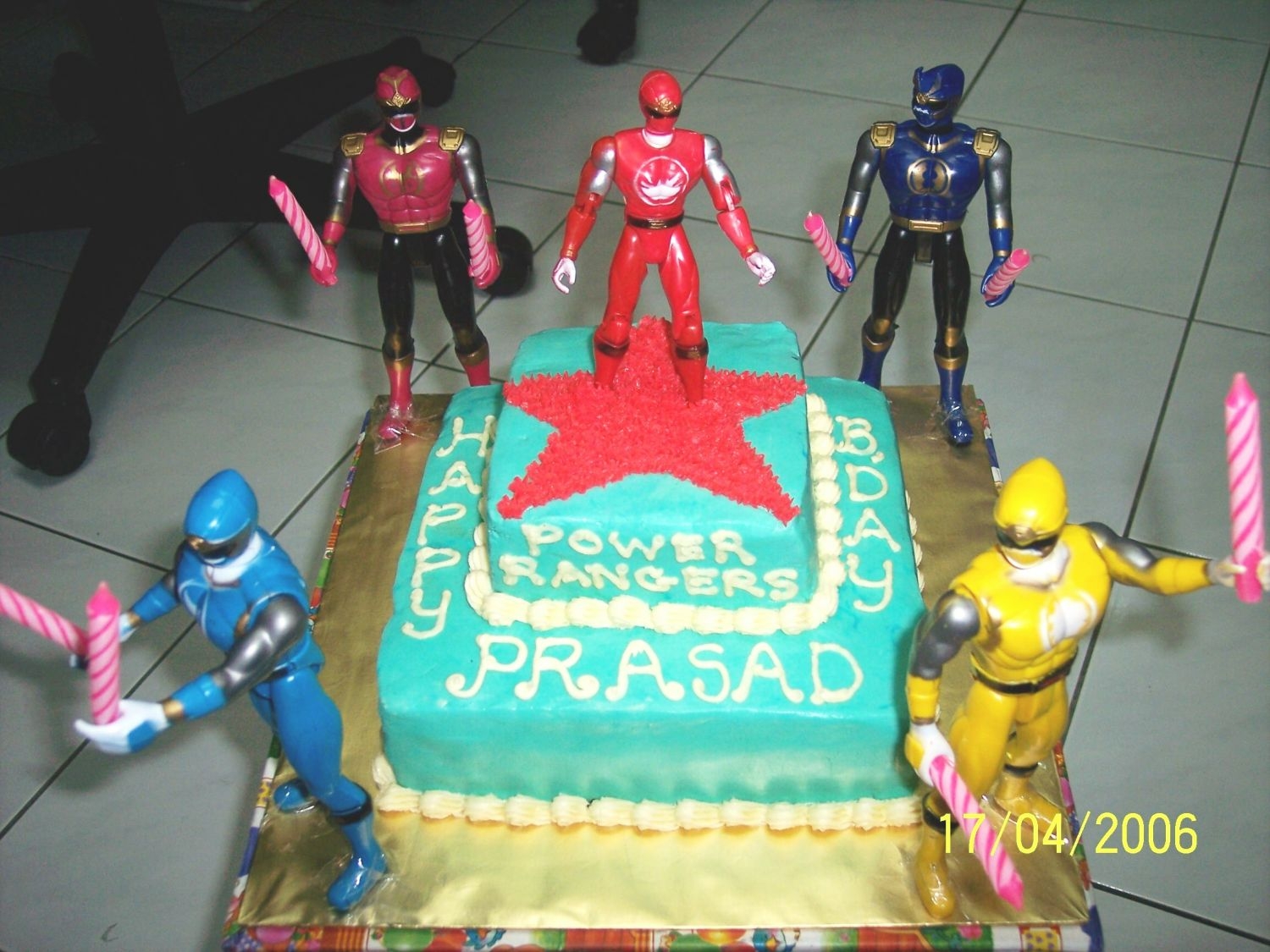 Power Rangers Cake - CakeCentral.com