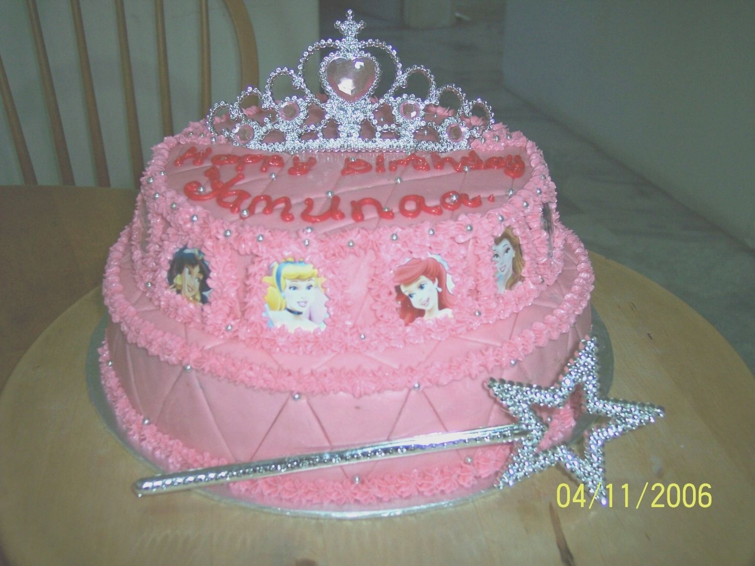 Pink Princess Cake - CakeCentral.com