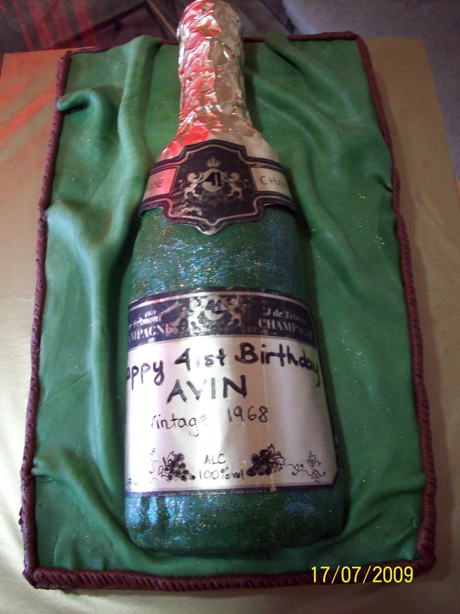 Champagne Bottle - CakeCentral.com
