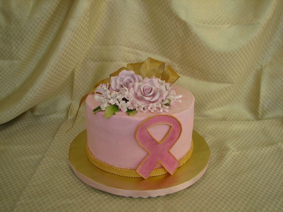 Breast Cancer Awareness Birthday Cake - CakeCentral.com