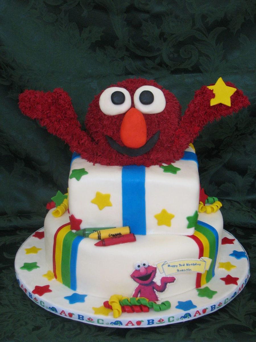 Elmo Surprise - CakeCentral.com