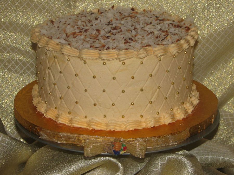 Toasted Coconut Cake - CakeCentral.com
