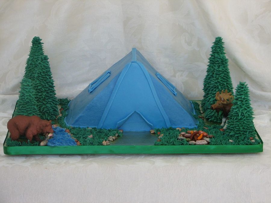 Tent Cake - CakeCentral.com