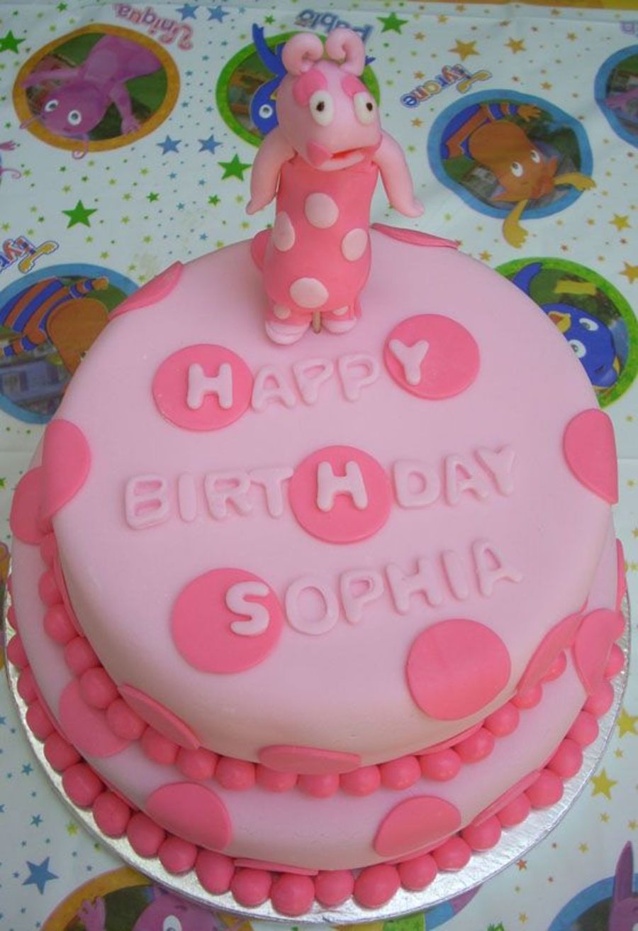 Backyardigan's Uniqua Cake - CakeCentral.com