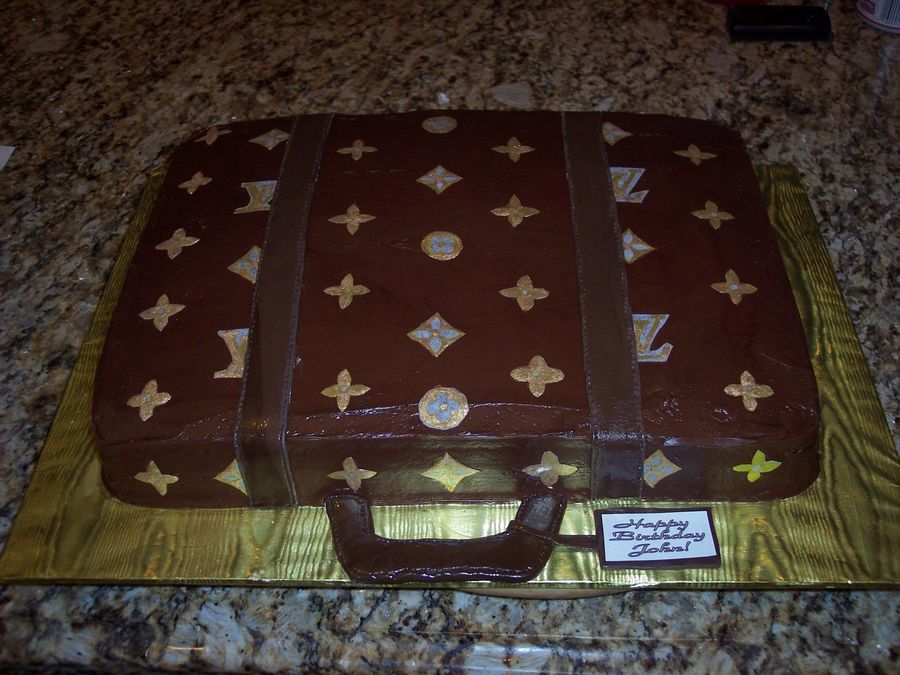 Louis Vutton Briefcase - CakeCentral.com