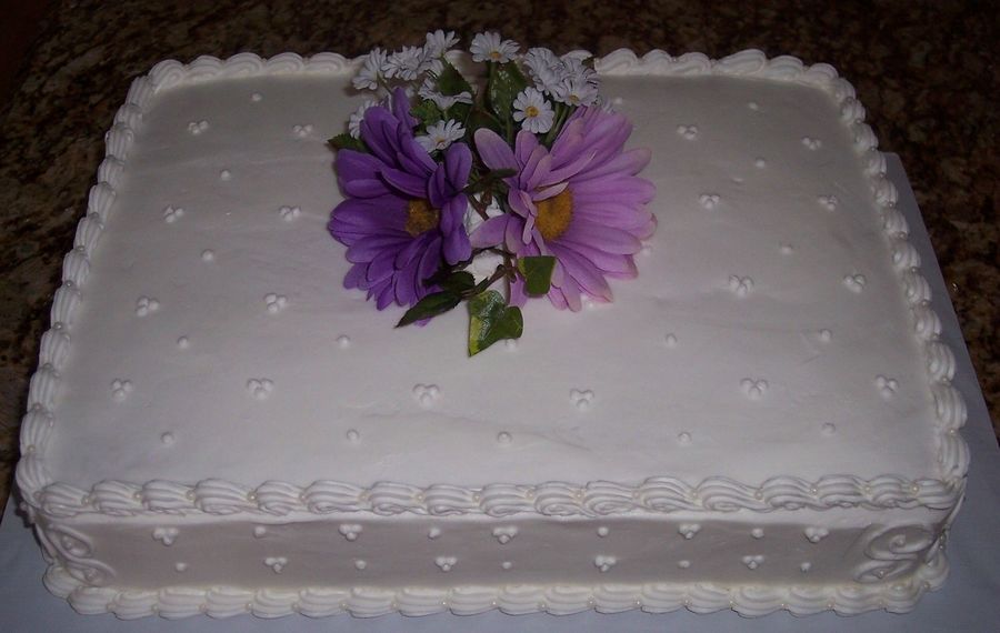 Wedding Sheet Cake - CakeCentral.com