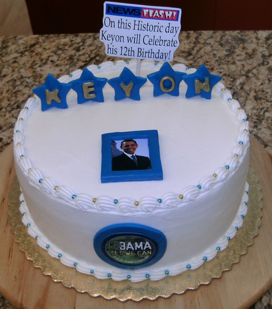 Obama Birthday Cake - CakeCentral.com