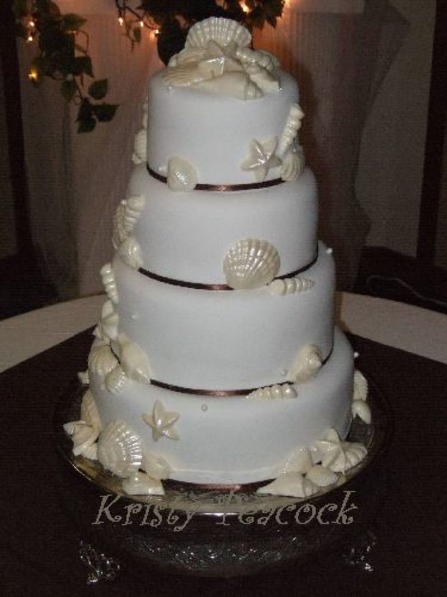 Seashell Wedding - CakeCentral.com