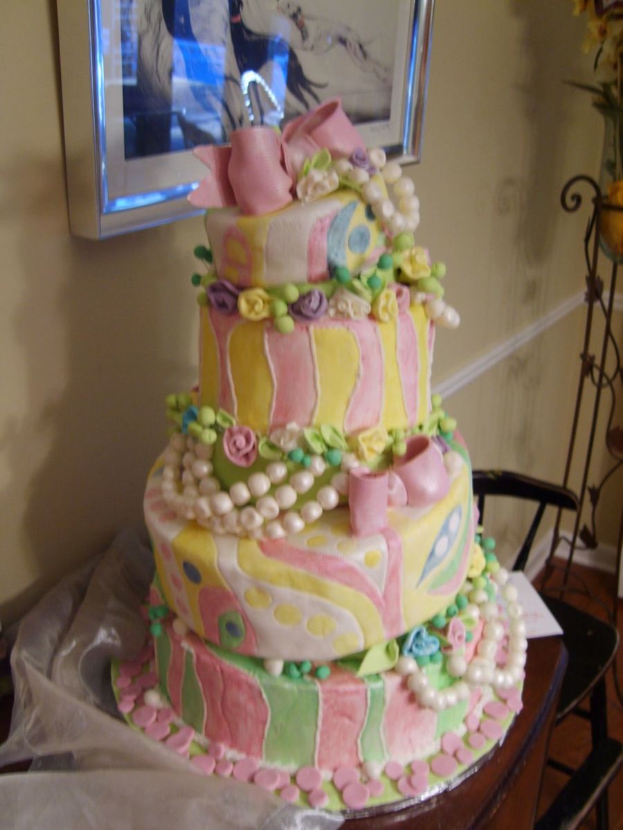 Whimsical Wedding Cake - CakeCentral.com