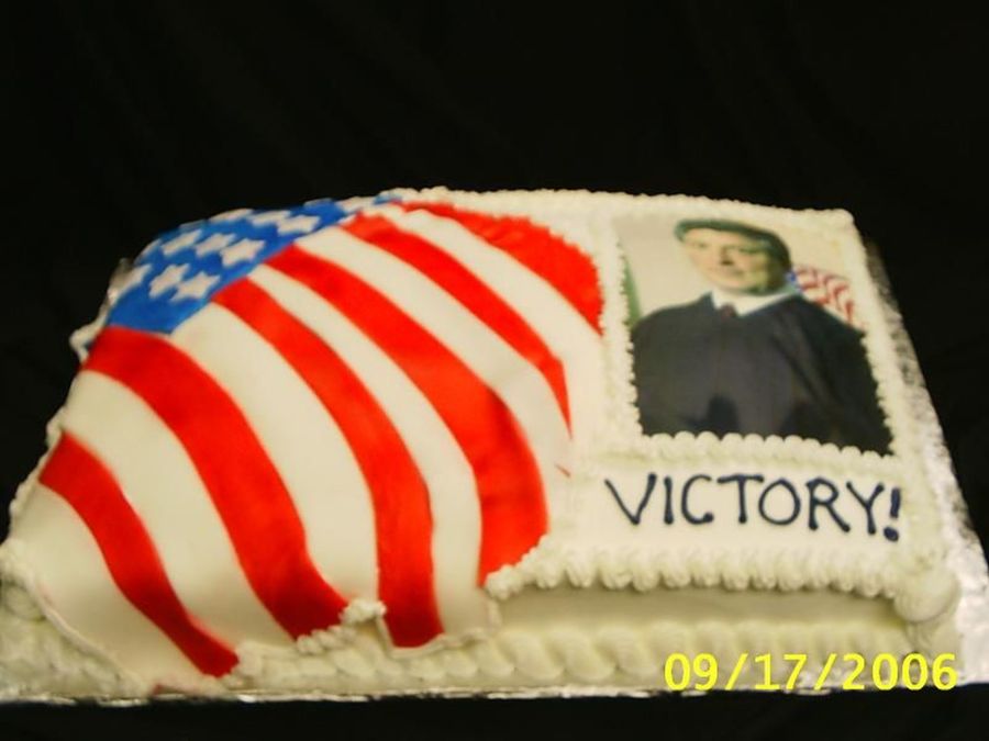 Victory Party Cake - CakeCentral.com