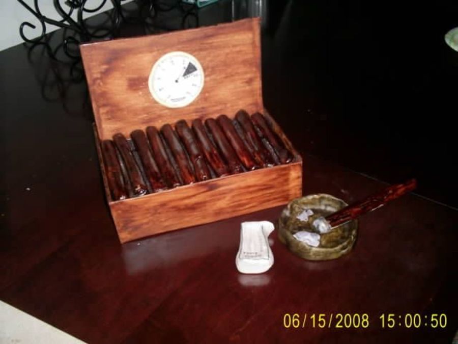 Cigar Box Humidor - CakeCentral.com