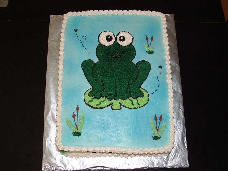 Frog Cake - CakeCentral.com