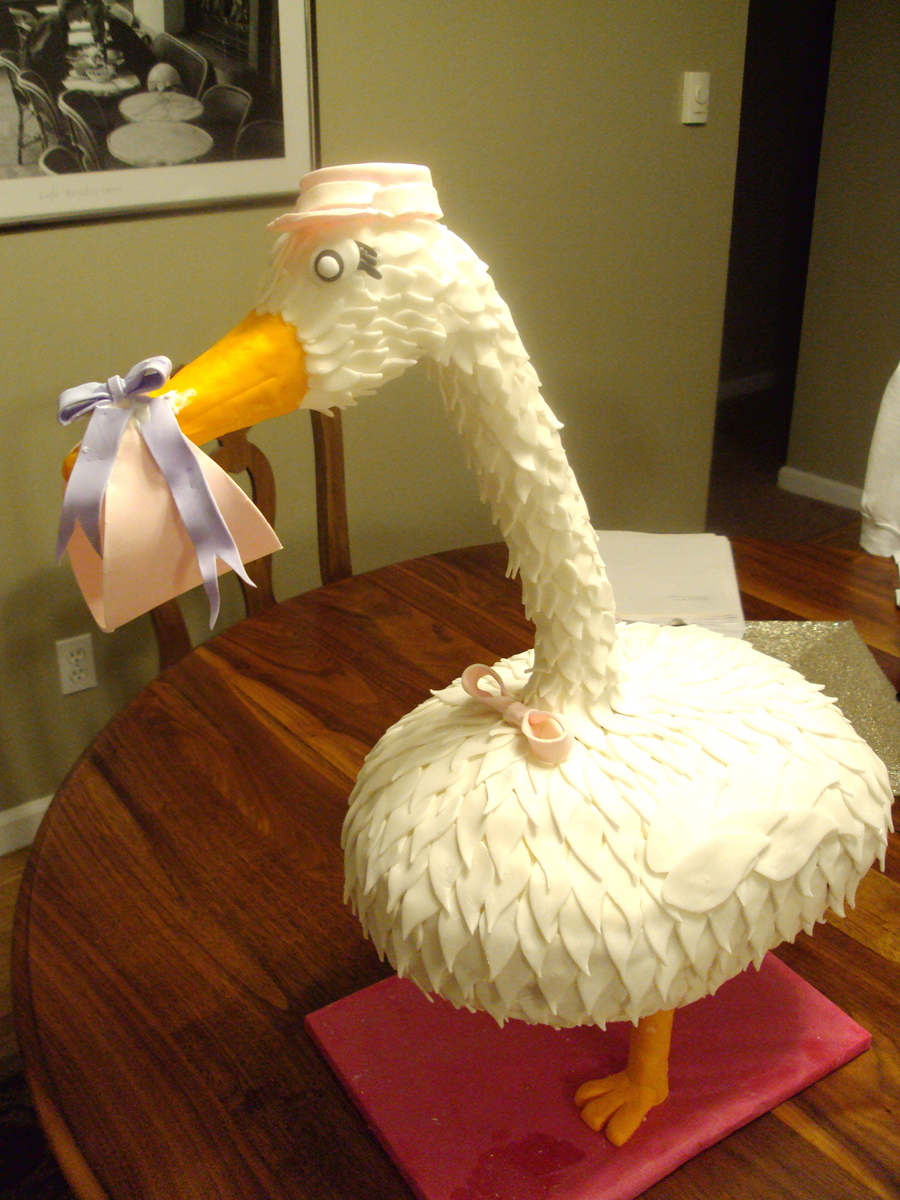 Stork Cake - CakeCentral.com